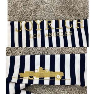 Joyrich | Tops | Joyrich Navy Long Sleeve Stripe Crop Top | Poshmark